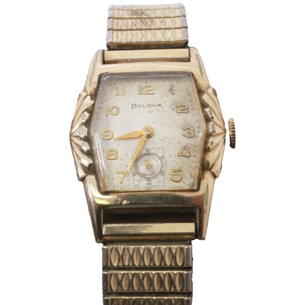 Rare 1962 Art Deco Bulova Swiss Made Watch Pre-Owned … - Gem